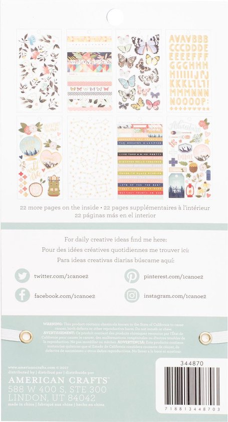 Heidi Swapp sticker book x30 gold foil 1canoe2 | bol.com
