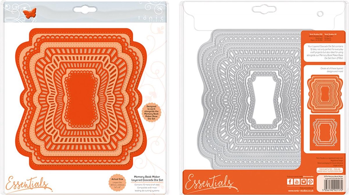 Tonic Studios memory book layeRood cascade | bol.com