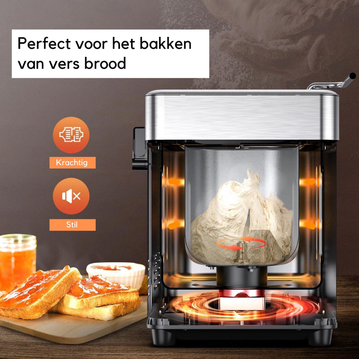 Vitafa Broodmachine - Broodsnijmachine - Broodbakmachine - Broodmix ...