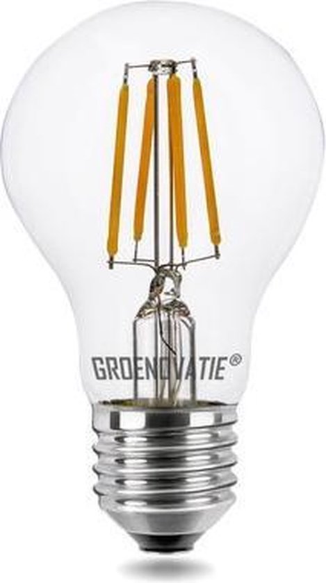 Groenovatie Led Filament Lamp E27 Fitting 6w 60x60 Mm Dimbaar 6