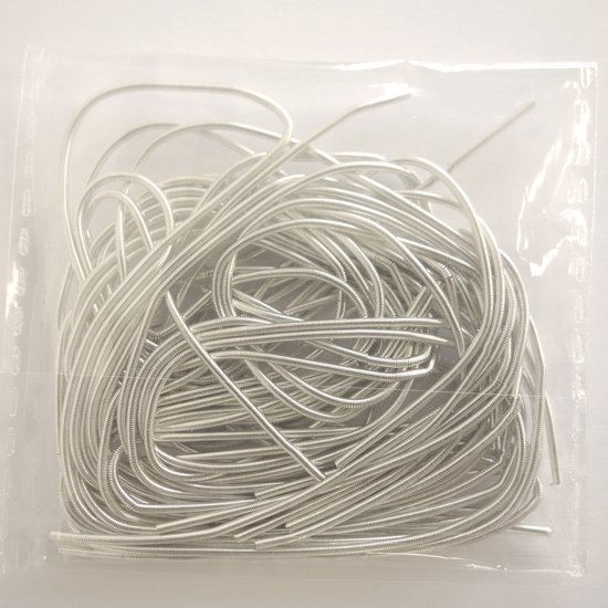 Art & Pearls - French wire - 200 cm - kleur: zilver | bol