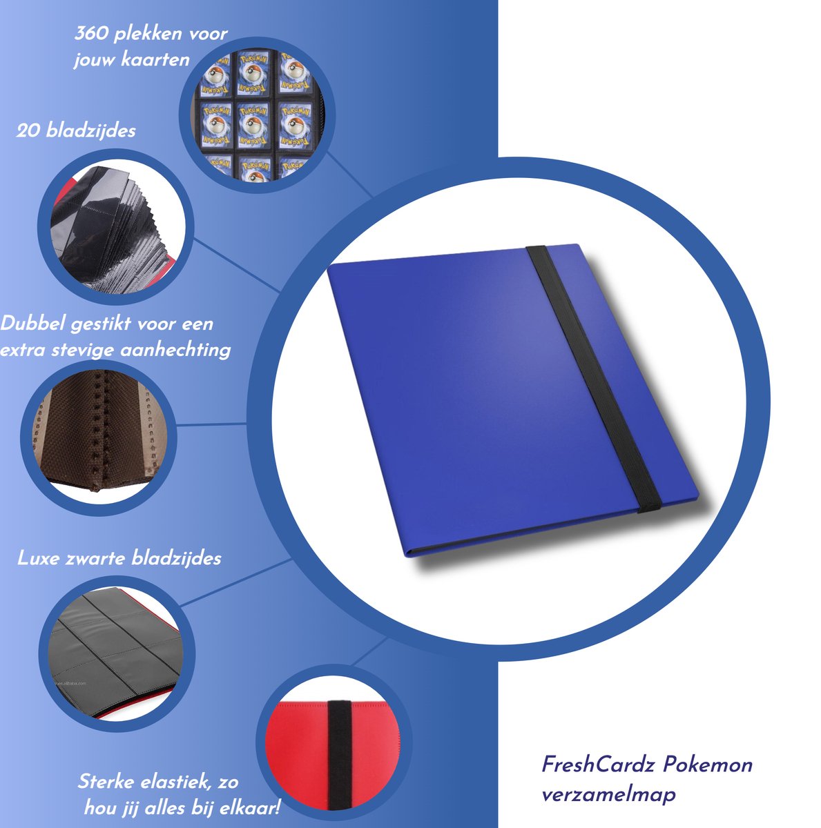 Pokemon Verzamelmap - Pokemon map voor kaarten - Pokemon kaarten map ...