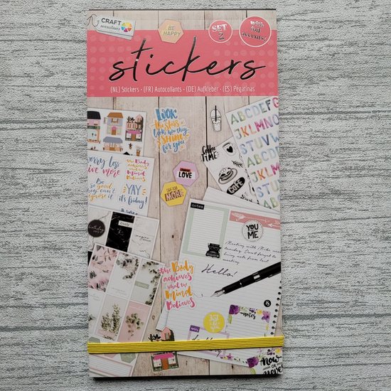 Craft Sensations - Stickerset met folie accenten | bol