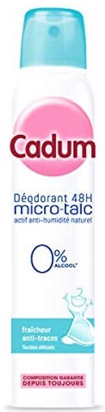 Cadum - Deodorant Micro Talk-spray voor dames Versheid Anti-vlekken 48 ...