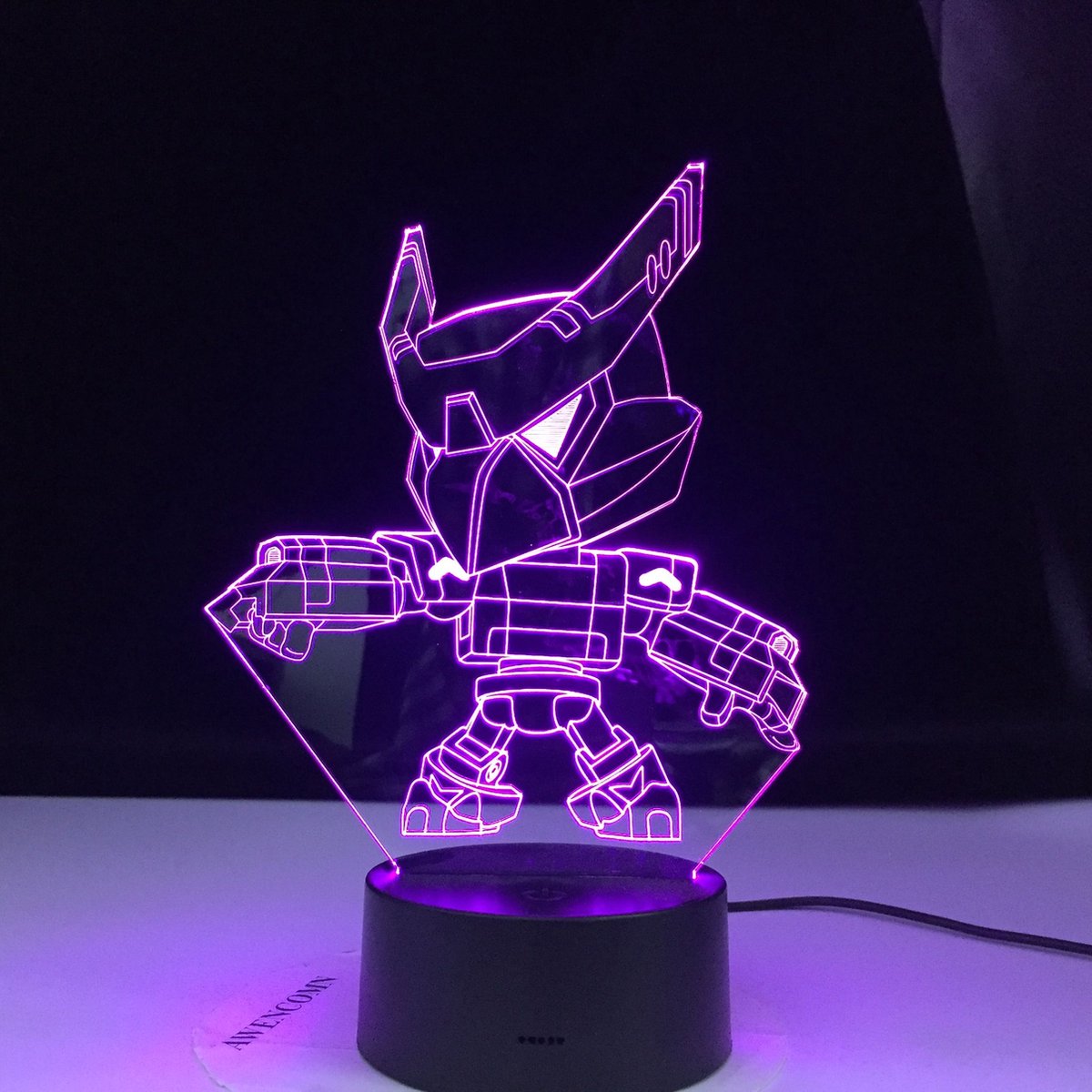 Brawl stars Crow- nachtlamp - LED - multi-kleur - 3D effect | bol.com