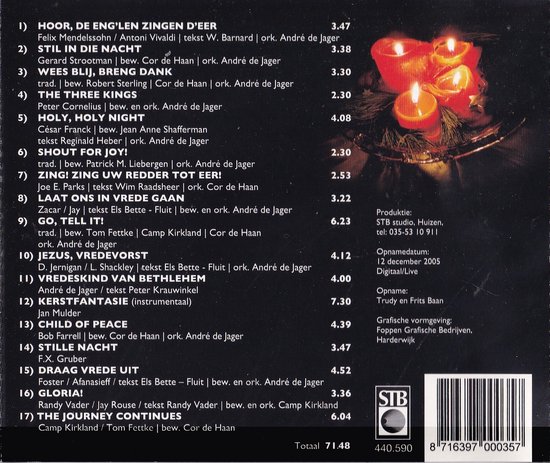 Kerstdoelenconcert 2005 - Chr. Gemengd Koor Deo Cantemus Rotterdam o.l.v. Cor de Haan,... | bol.com