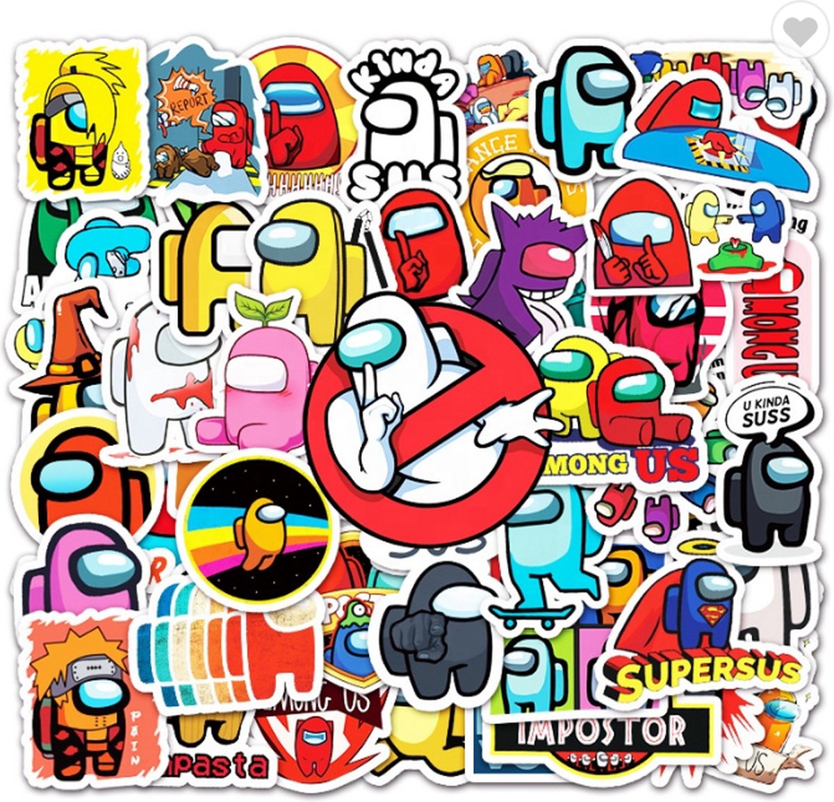 Among us stickers 50 stuks - Among us speelgoed - Among us plaatjes ...