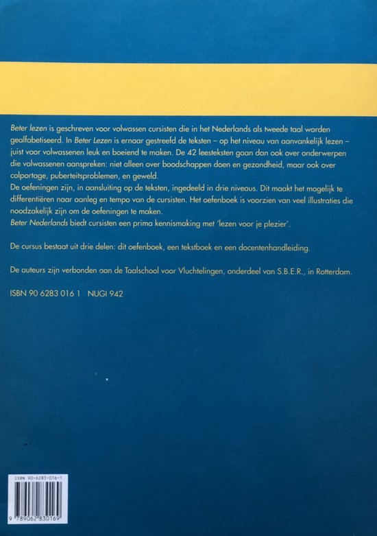 Beter lezen oefenboek cursus Nederlands voor volwassene | 9789062830169 ...