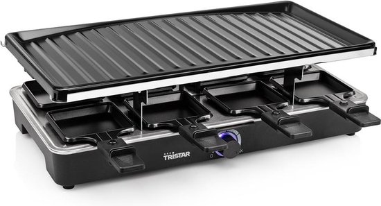 TRISTAR PD-8765AH RACLETTE | Gourmetstel | 8 Personen | Fun Cooking | bol