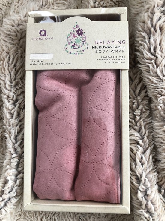 Kersenpitkussen - Body Wrap - Opwarmbaar en geeft ontspanning - roze ...