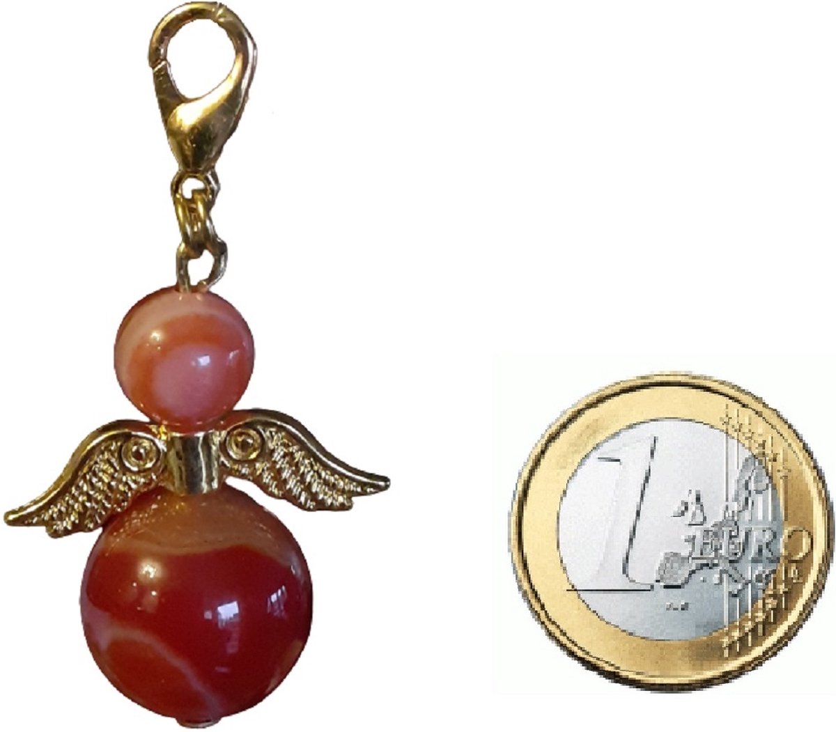 Beschermengel Agaat , rode variant , ( halfedelsteen ) , Chakra engel ...