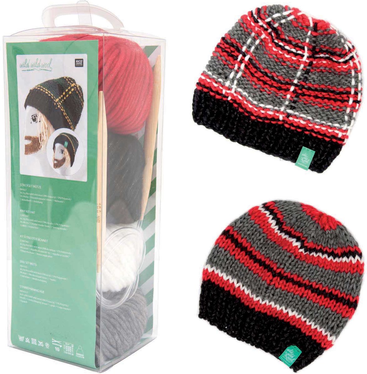 Breipakket Muts Rico Design - Rood | bol.com