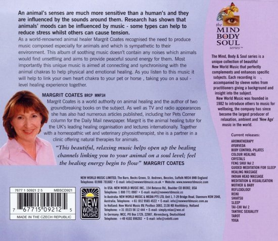 Mind Body & Soul Series - Animal Healing (CD), Mind Body & Soul Series ...