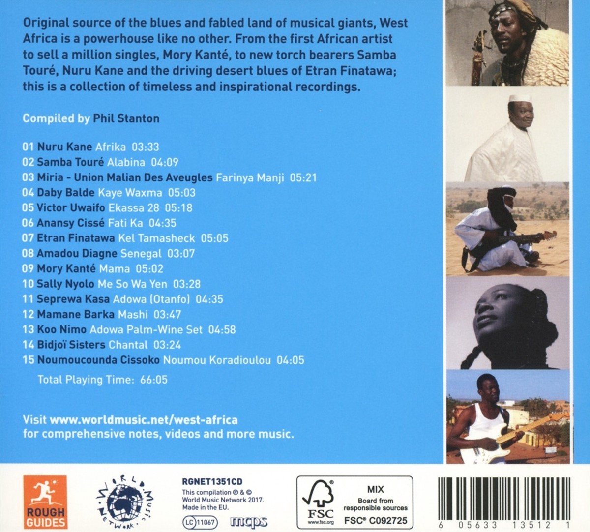 Various Artists - The Music Of West Africa. The Rough Guide (CD ...