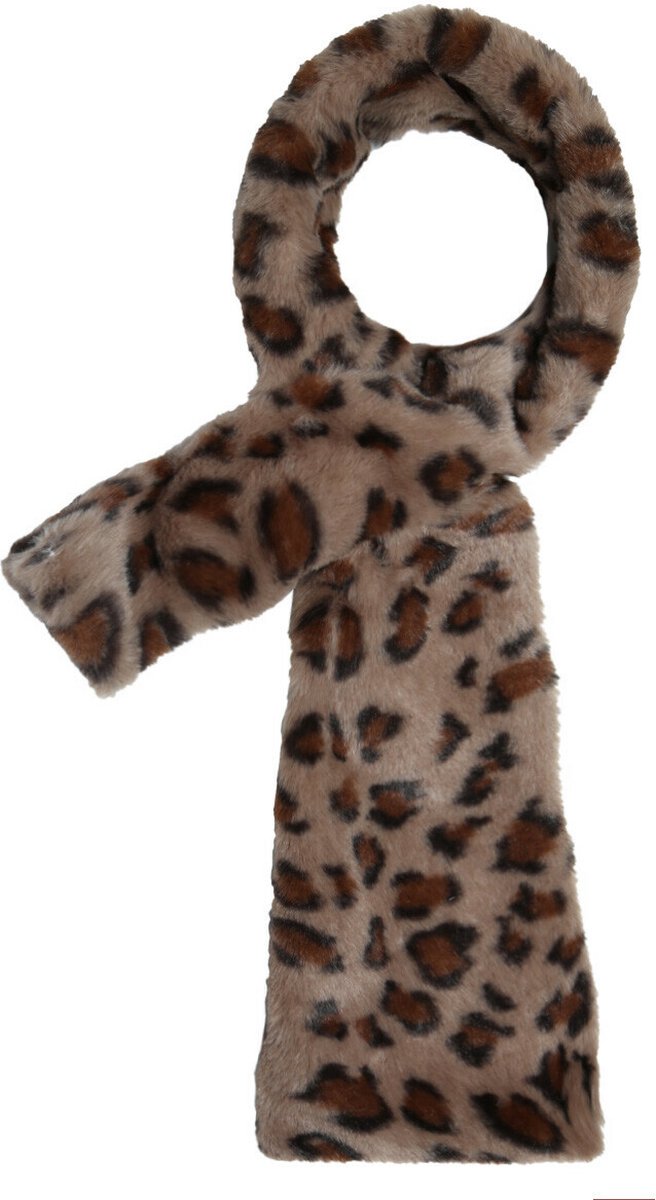 Yehwang- Sjaal - Winter - Dames/Kids - Cheetah - Bruin - Fluffy ...