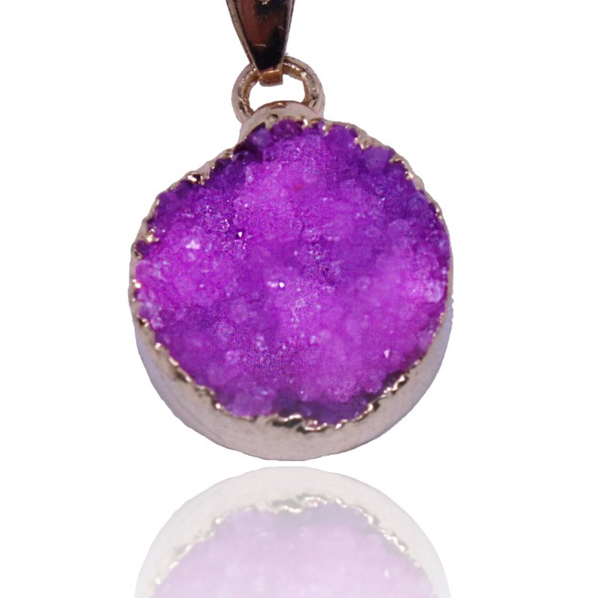 Bixorp Gems Edelsteen Ketting van Ruwe Roze Kwarts / Rozenkwarts ...