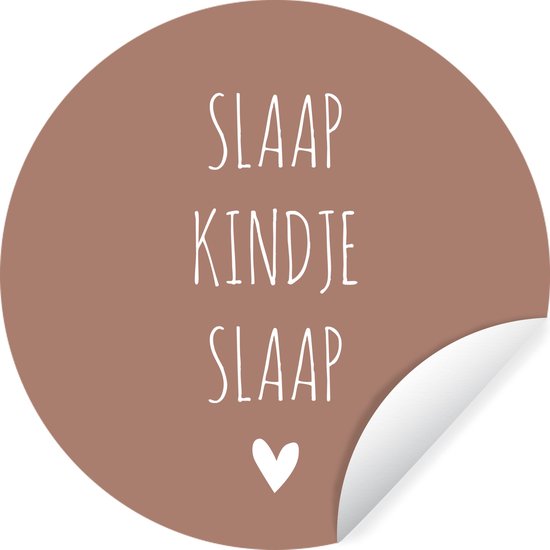 WallCircle - Muurstickers - Behangcirkel - Slaap kindje slaap - Quotes ...