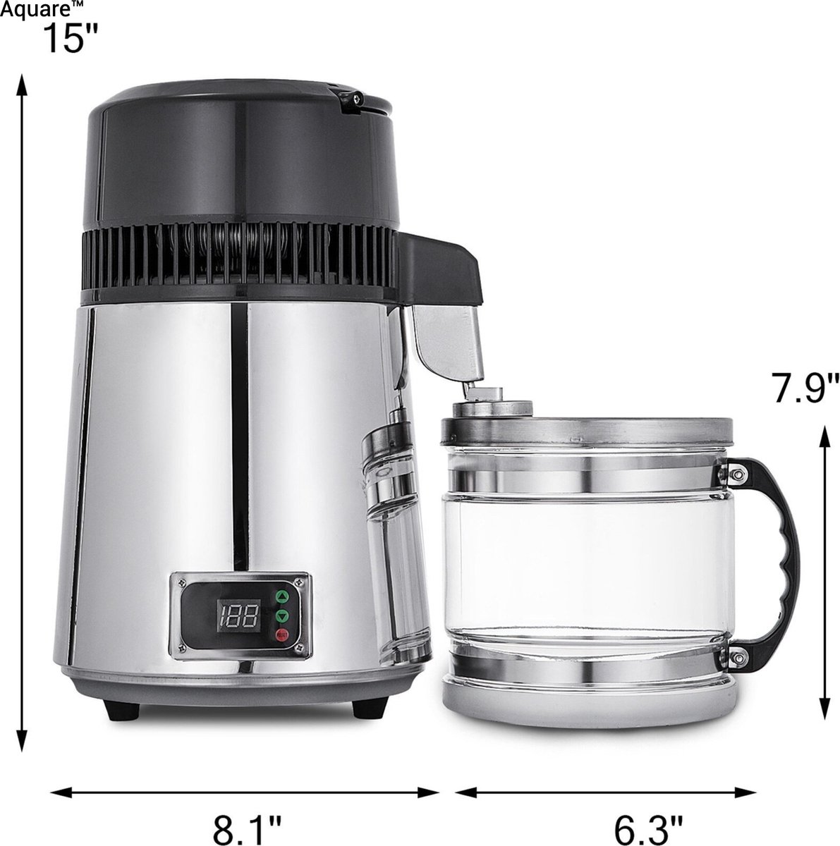 Aquare™ - |Distilleerketel| Zuiver water Maken | Destilleren ...