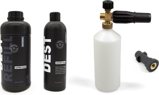 DEST - Foam "Starter Kit" Deluxe - Foam Gun Kärcher koppeling ...