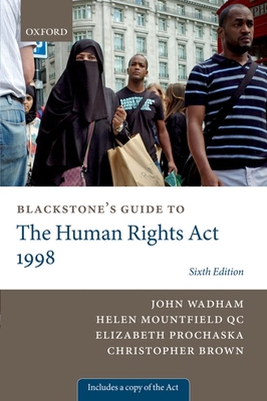 Blackstone's Guide to the Human Rights Act 1998 | 9780199697007 | John ...