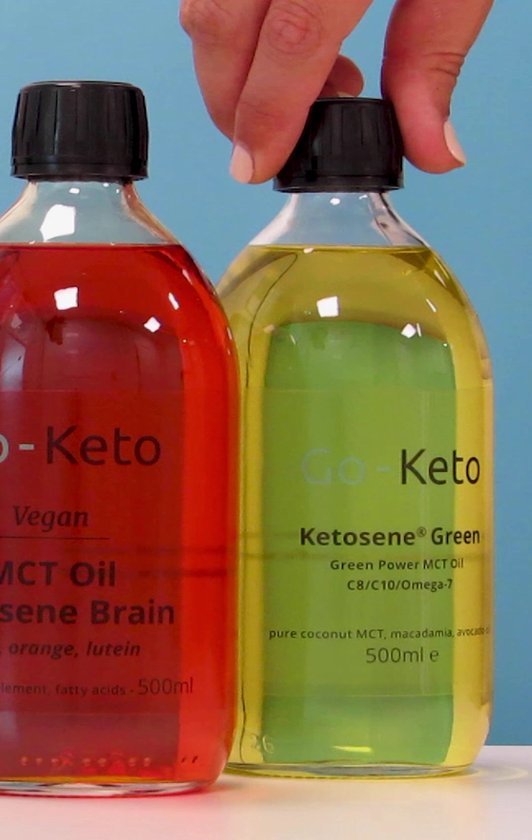 MCT Olie Keto Premium Kokos C8/C10 Go-Keto 500ml | bol.com
