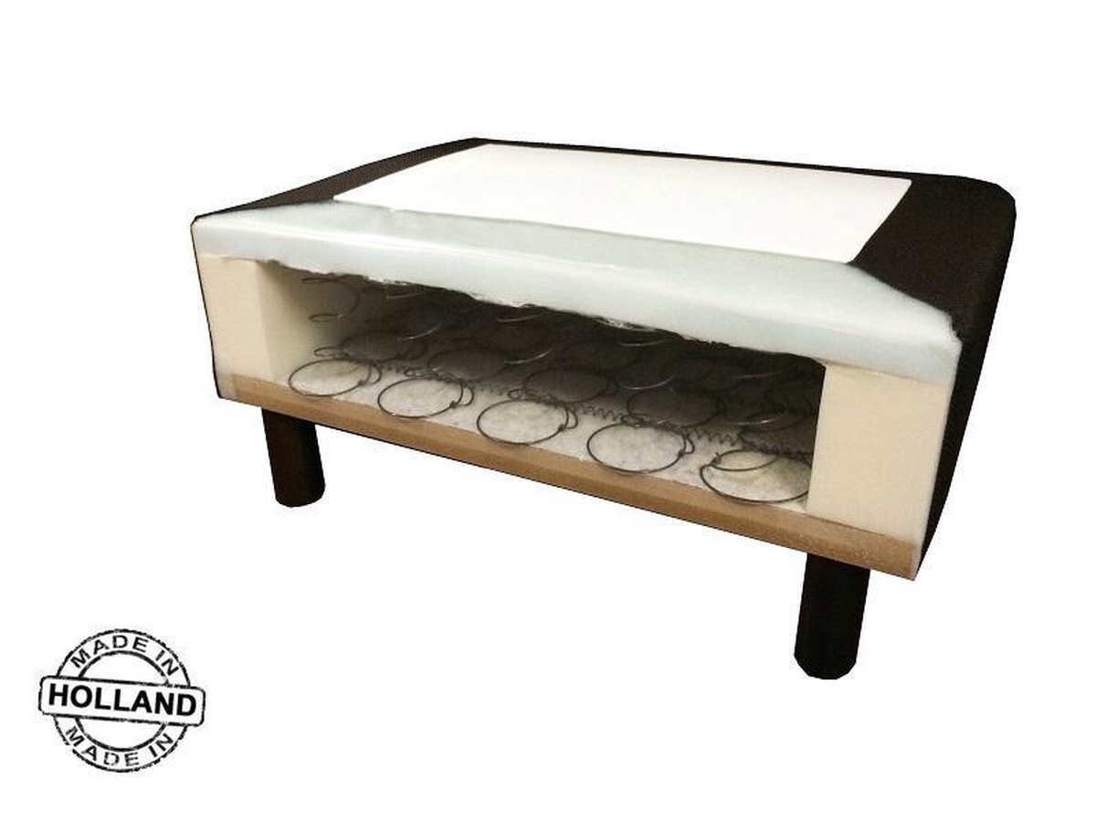 Slaaploods.nl Basic - Boxspring exclusief matras - 70x190 cm - Grijs ...