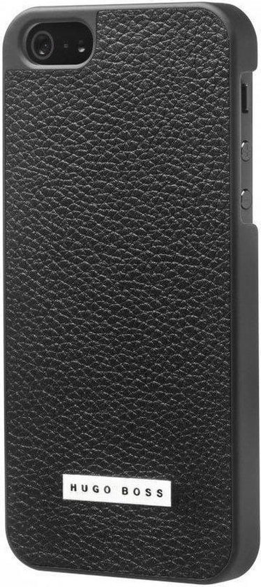 Hugo Boss case cover iPhone 5 'Cosine' - zwart leer | bol