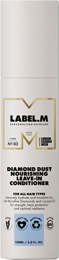 Label.m - Diamond Dust Nourishing Leave in Conditioner - 150 ml | bol