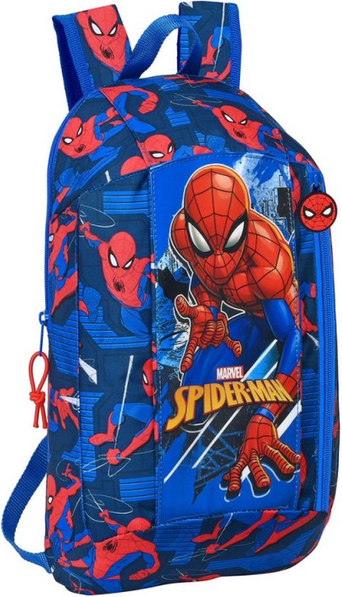 Casual Rugtas Spiderman Great power Rood Blauw (22 x 39 x 10 cm) | bol