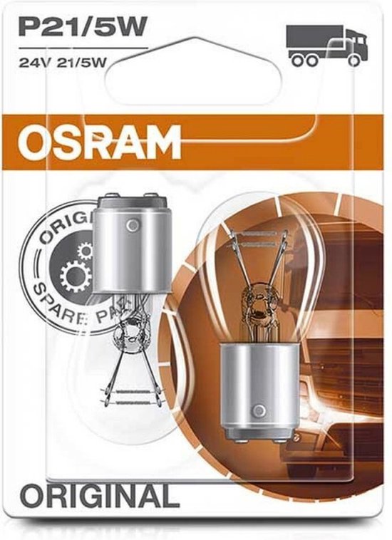 OSRAM Original 7537 BAY15d 24V 21/5W P21/5W 02B - Geschikt voor 24V ...