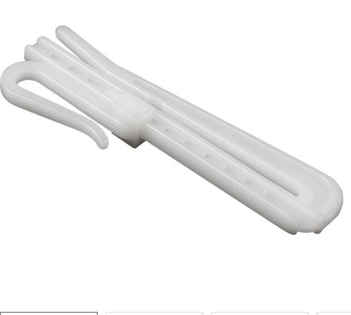 gordijnhaakjes 33 stuks plastic verstelbaar insteekhaken wit | bol.com