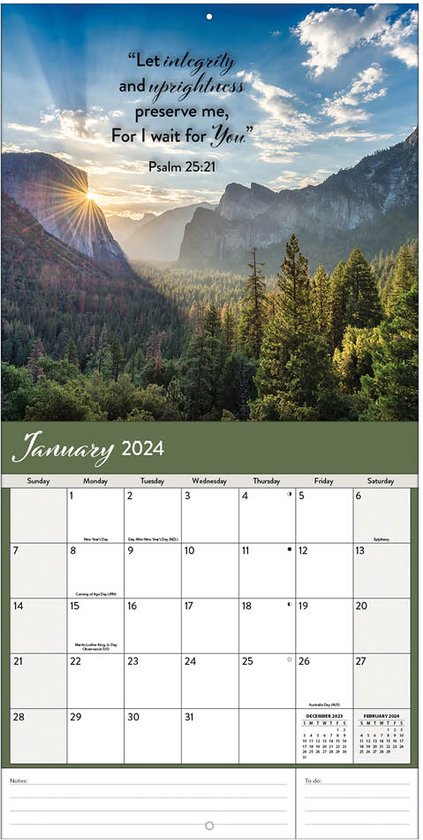 Bible Verses Kalender 2024 | bol.com