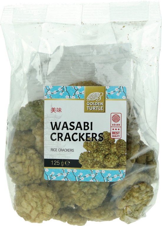 Golden Turtle Wasabi Crackers 125 g | bol
