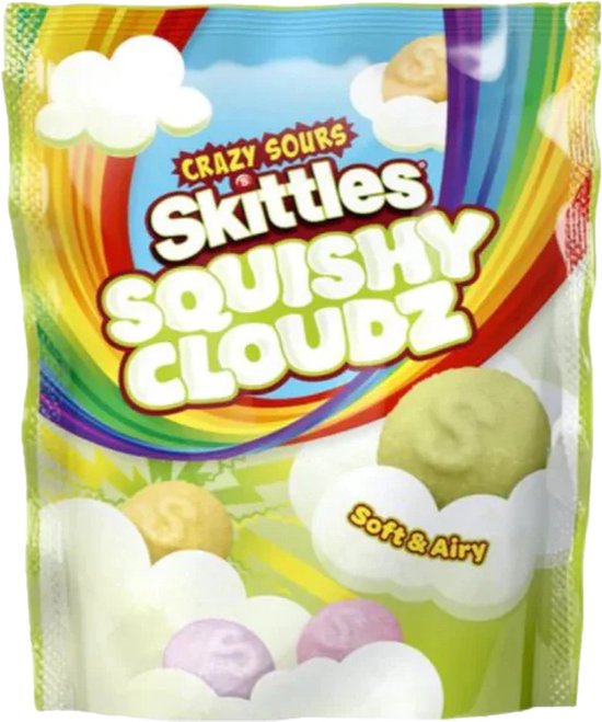 Skittles Squishy Cloudz - Sours - 18x 94gr | bol