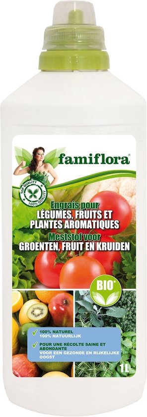 Famiflora Engrais pour Légumes, Fruits et Herbes 1L | bol.com