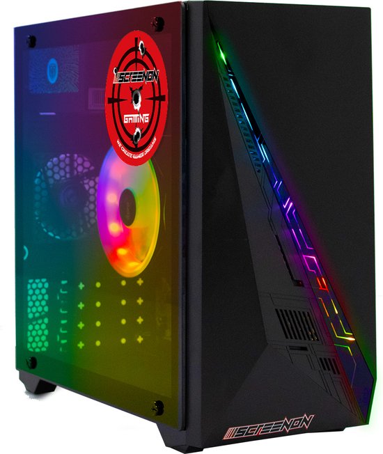 ScreenON - Game Computer / Gaming PC - Ryzen 5 - 500GB M.2 SSD - 16GB ...