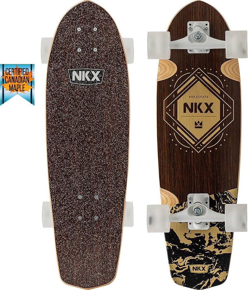 NKX Buzz Signature Surfskate Gold 29 | bol.com