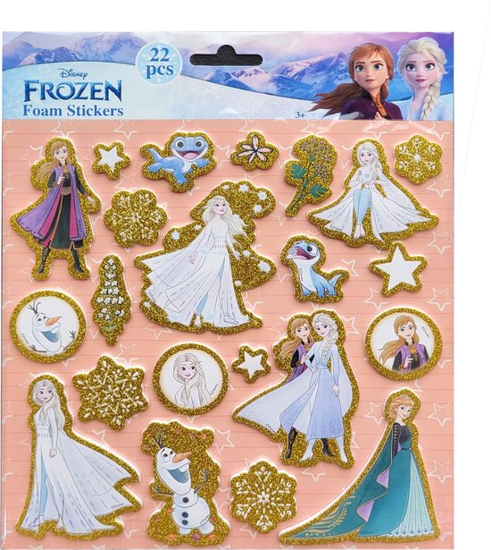 Frozen stickervel - Frozen stickers - 3d stickers | bol.com