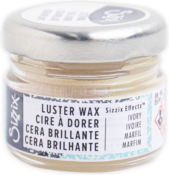 Sizzix Effectz Luster Wax Ivory 20ml | bol