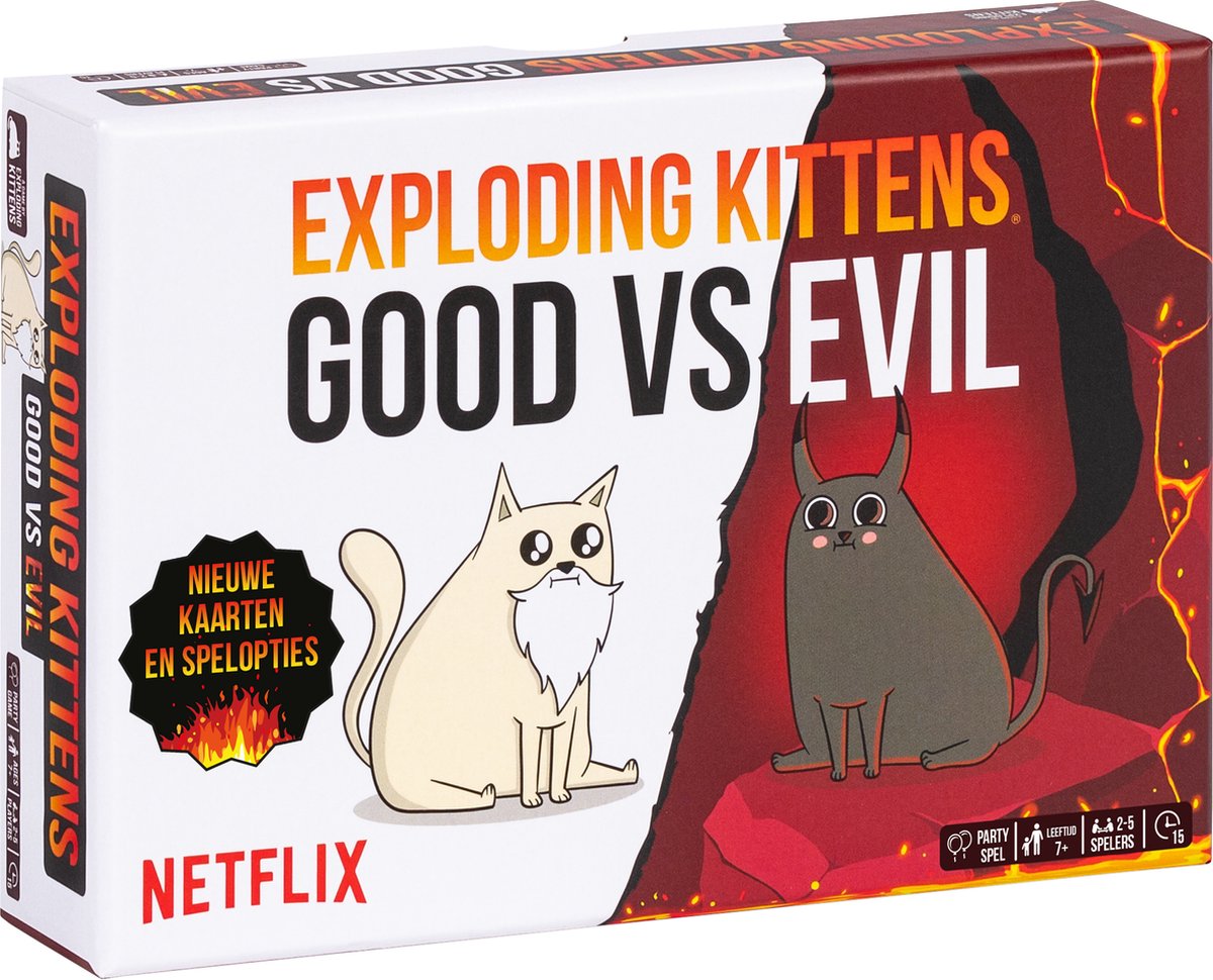 Exploding Kittens Good vs. Evil - Kaartspel | Games | bol.com