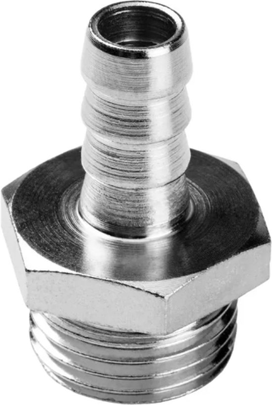 Slangpilaar met buitendraad - 10mm x 1/2" - Messing - Per stuk | bol