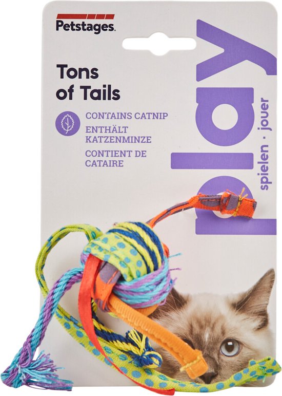 Petstages Cat Catnip Tons of Tails Multi 10,2 x 16,5 x 3,8 cm | bol