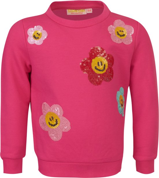 Meisjes sweater - Seventy-SG-16-B - Donker roze | bol.com