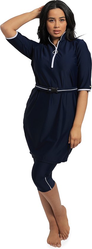 SEMI BURKINI IVY- XL- BLUE MARINE - MYKINY BRAND- Burkini- Boerkini/ 2 ...