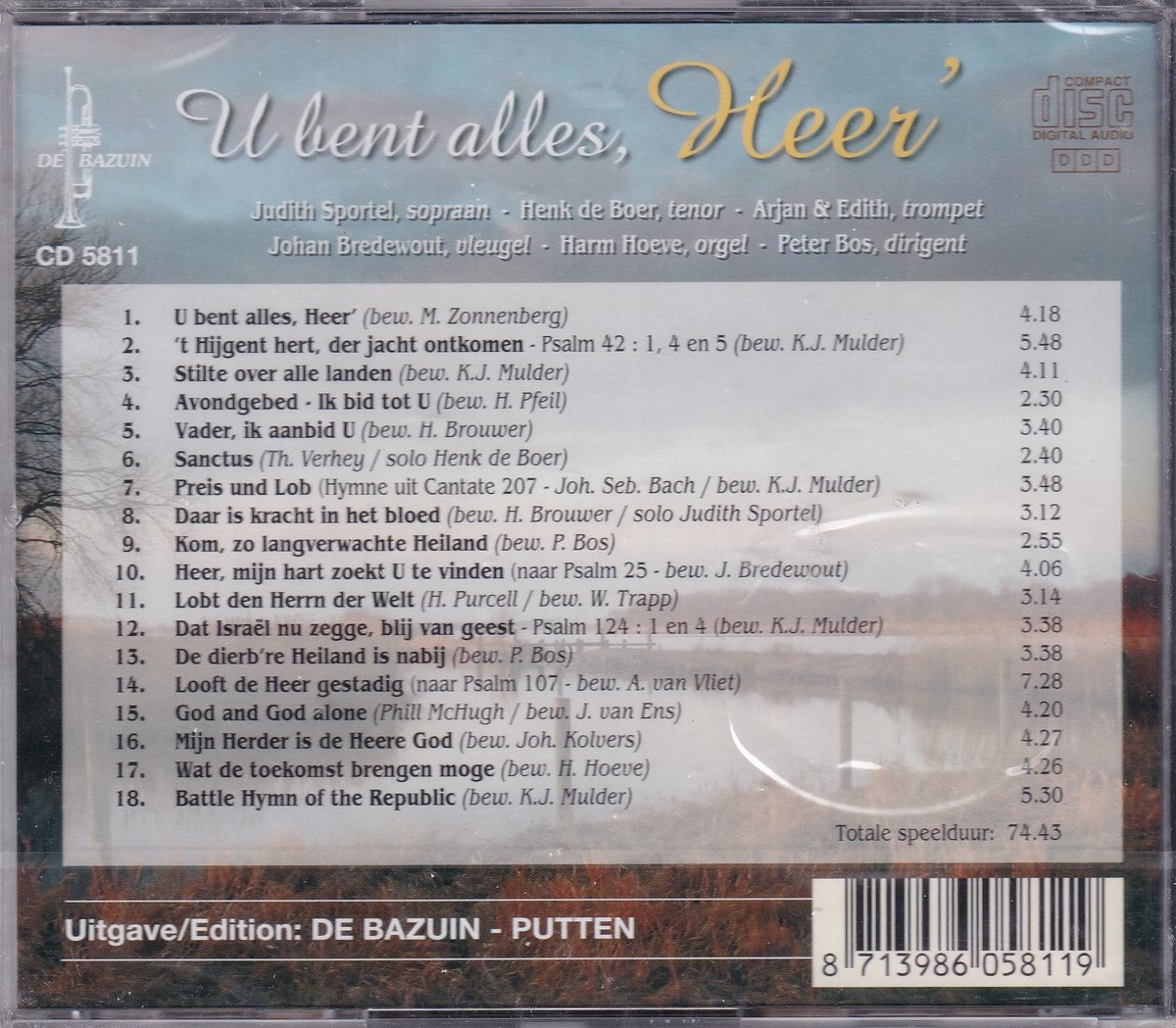 U bent alles, Heer - 40 jaar Chr. Genemuider Mannenkoor Stereo o.l.v ...