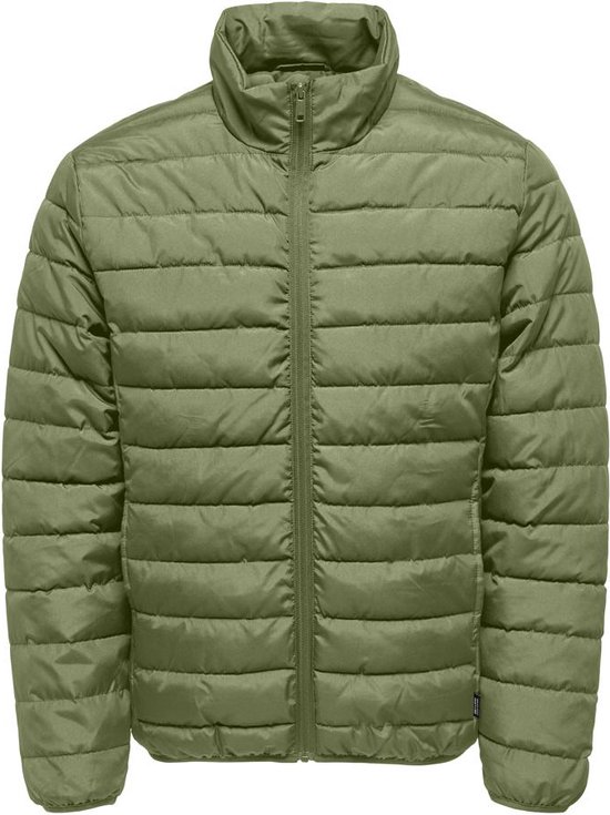 ONLY & SONS ONSBRON QUILT JACKET OTW VD Heren Jas - Maat L | bol