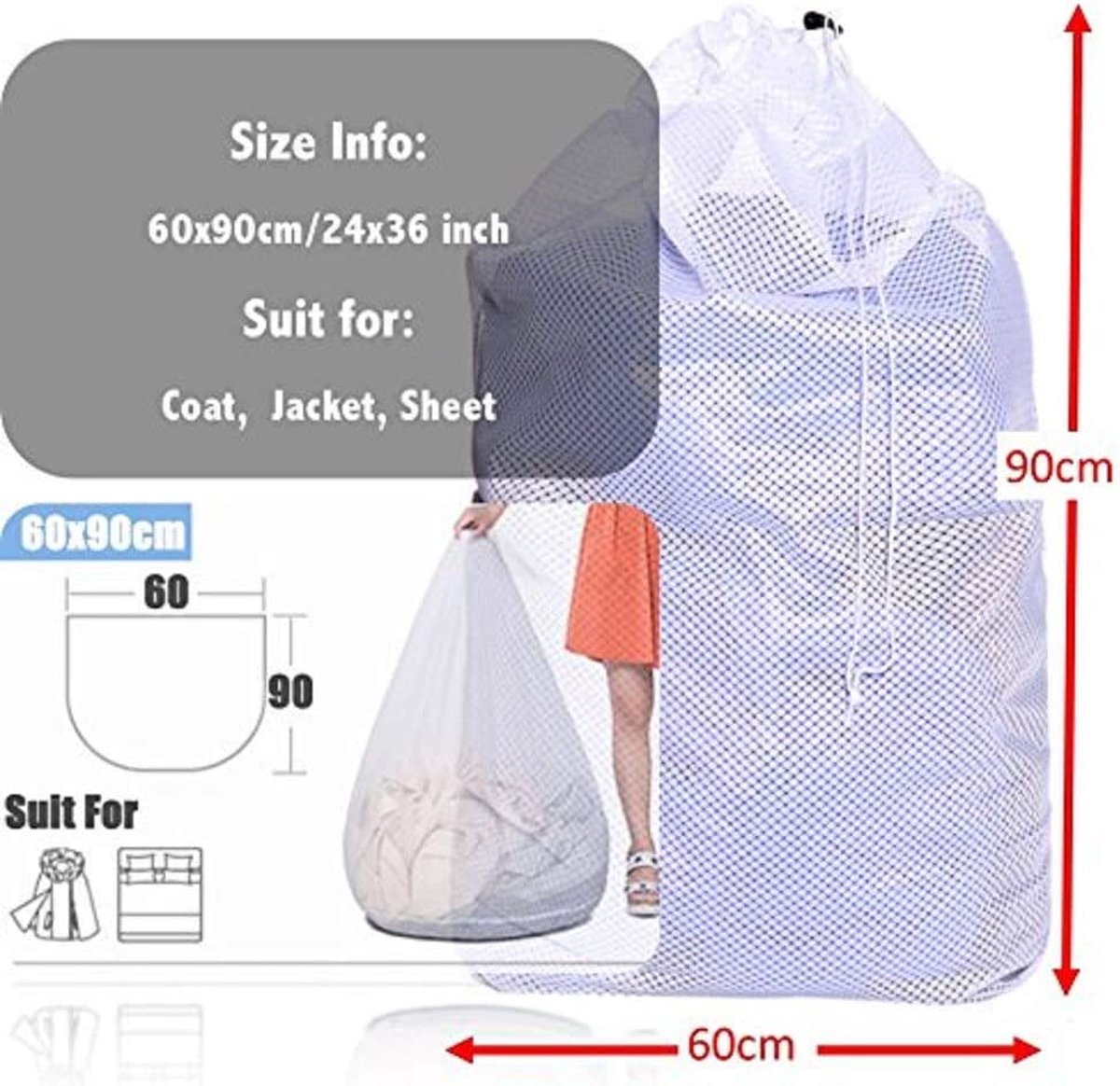 Waszak – ruime waszak – grote waszakken – laundry bags – laundry bag ...
