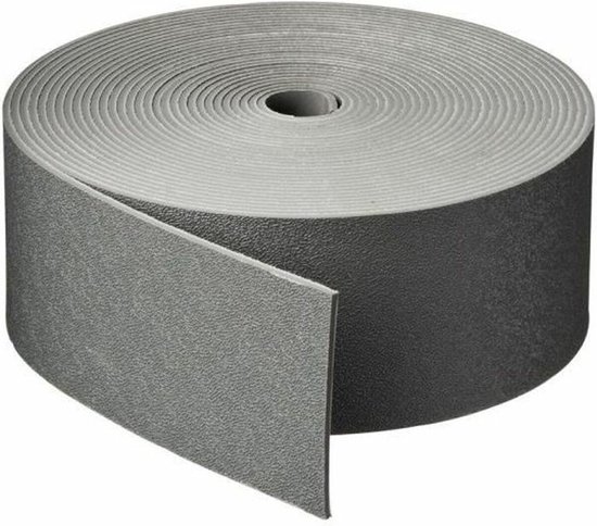 Nature - Borderrand op rol - Grijs - 7,5cm x 10m - 3mm dik - flexibel ...