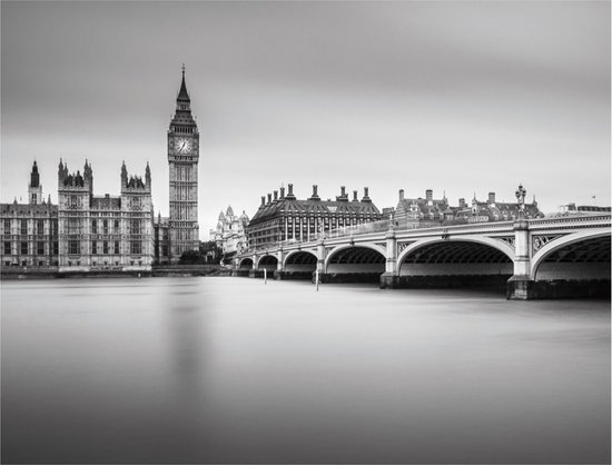 The Big Ben B&W Kunstdruk | Poster | bol.com