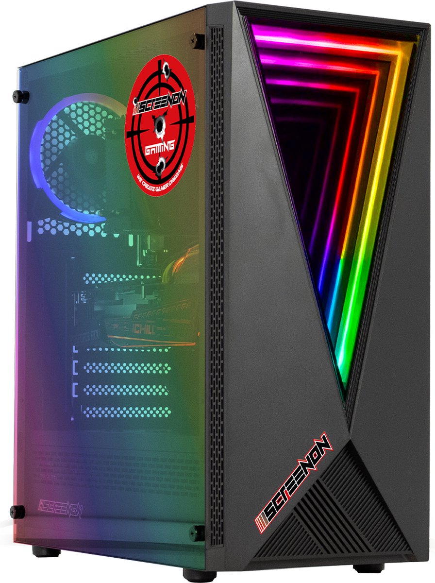 ScreenON - Game Computer / Gaming PC - Ryzen 5 - 500GB M.2 SSD - 16GB ...